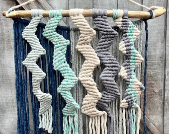 Braided Zig Zag Extra Large Macrame Wall Hanging - Etsy