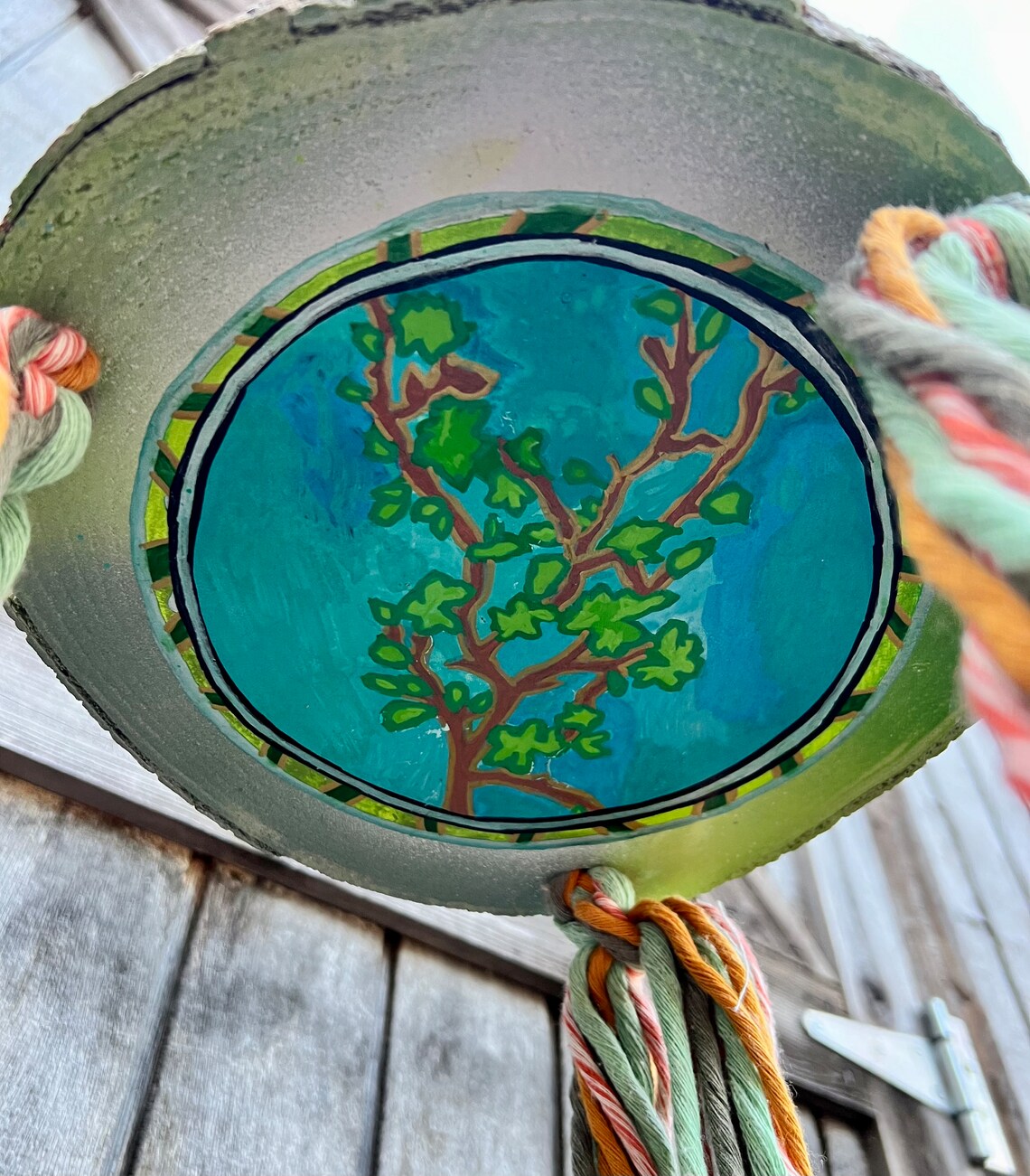 Tree Branches Bark Edge Hanger Plate - Etsy