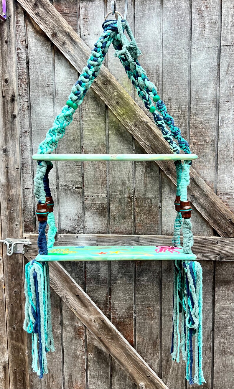 Hanging Sea Creatures Double Shelf - Etsy
