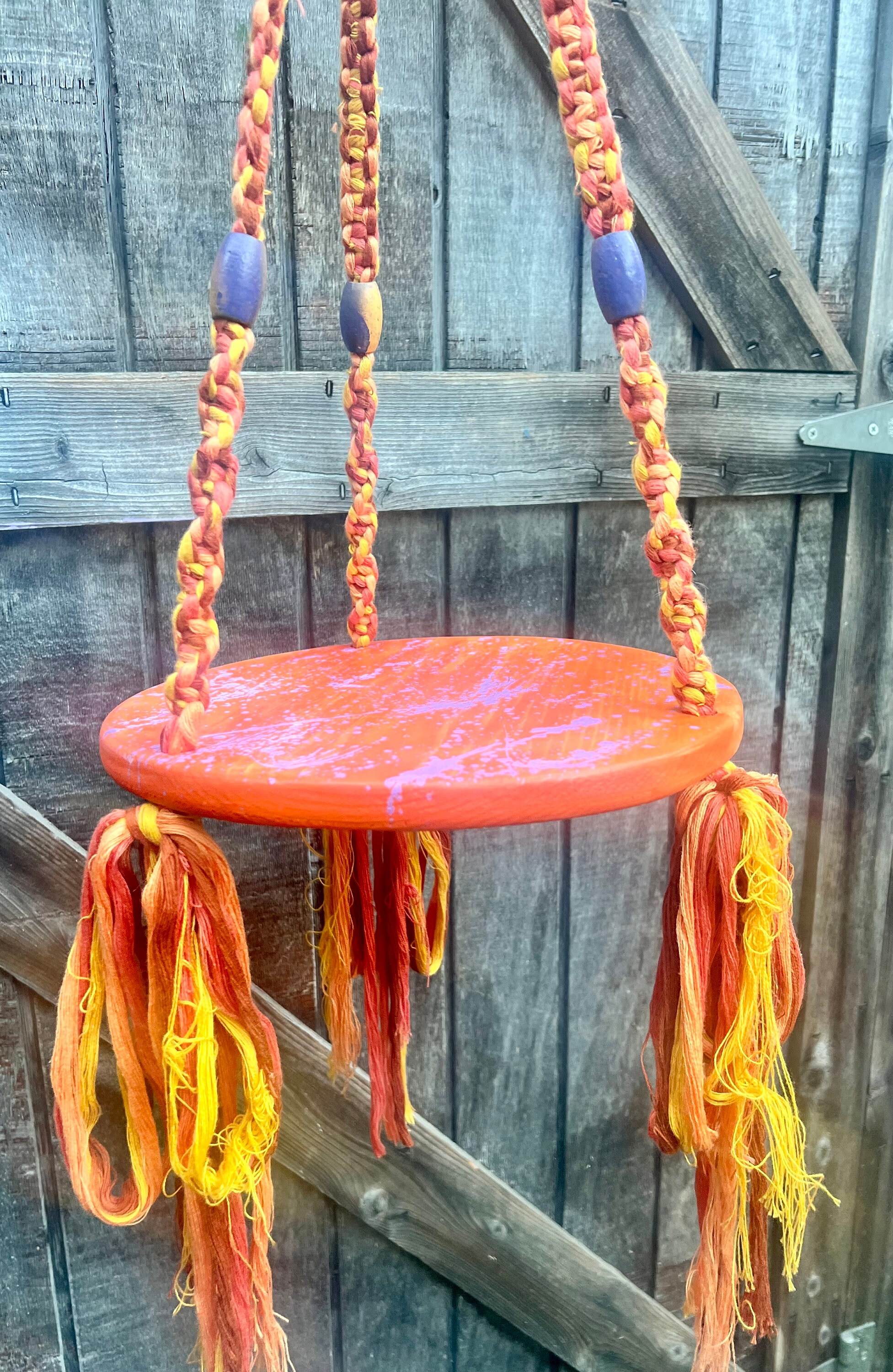 Orange Sun Hanger Plate - Etsy