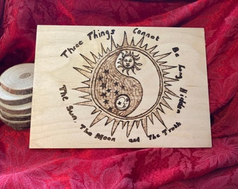 Pyrography Art | Etsy UK