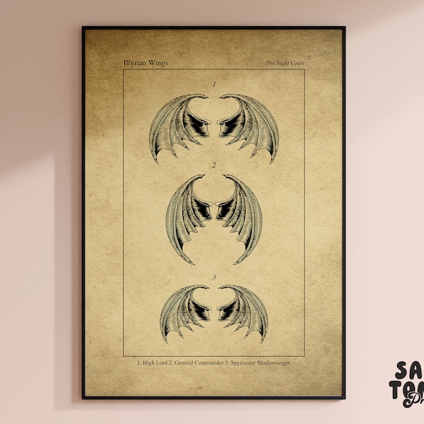 Acotar Bat Boys Illyrian Wings Svg - Etsy