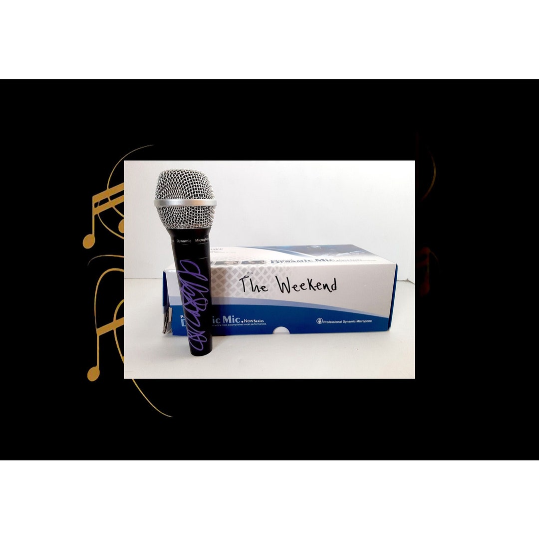 Abel Makkonen Tesfaye the Weeknd Signed Microphone - Etsy