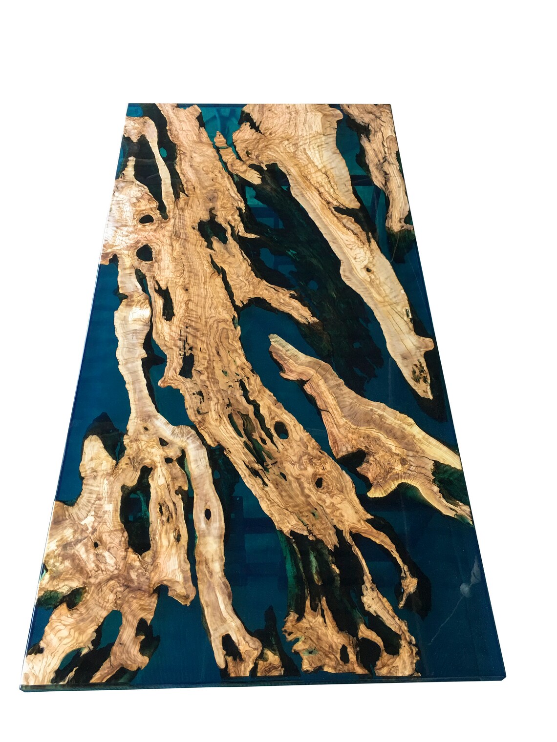 Raft Azul Epoxy River Dining Table - Etsy