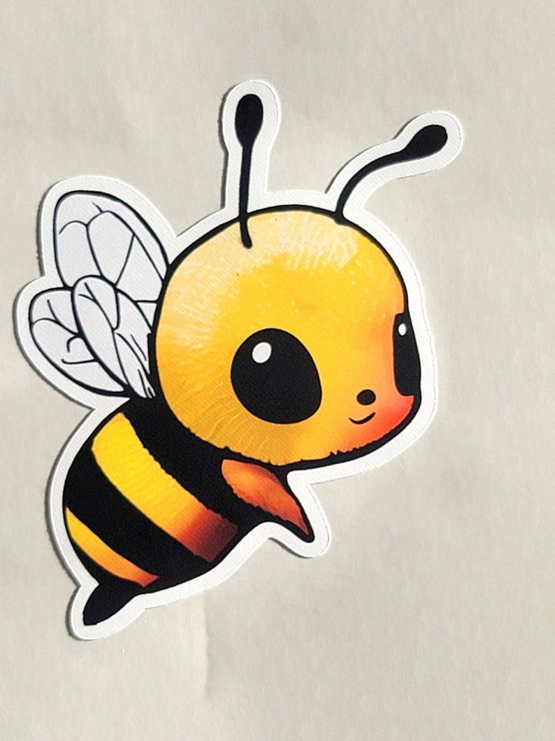 Cute Bee Sticker - Etsy