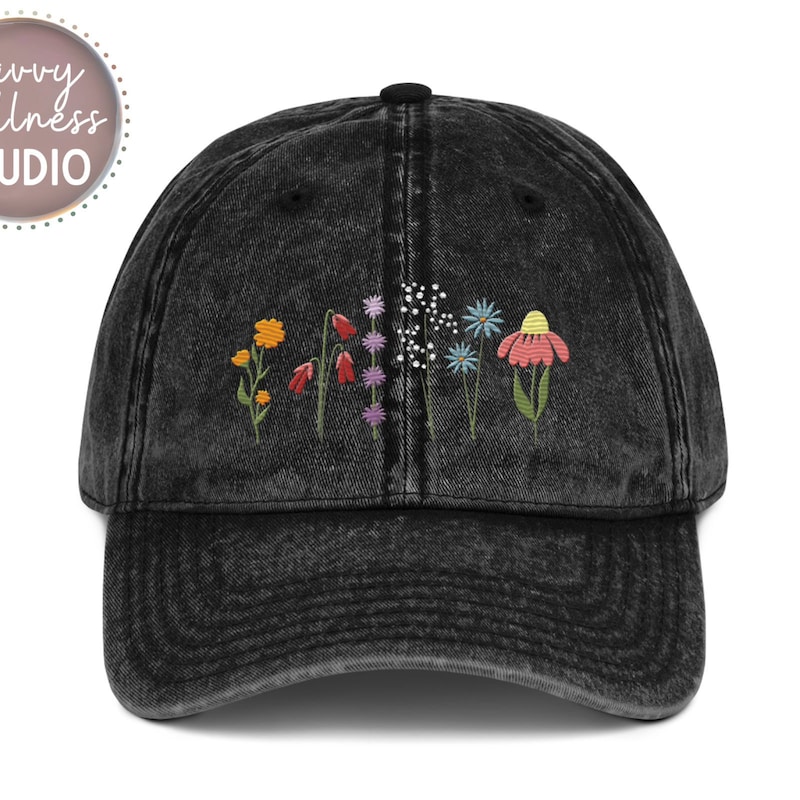 Flower Baseball Cap - Etsy