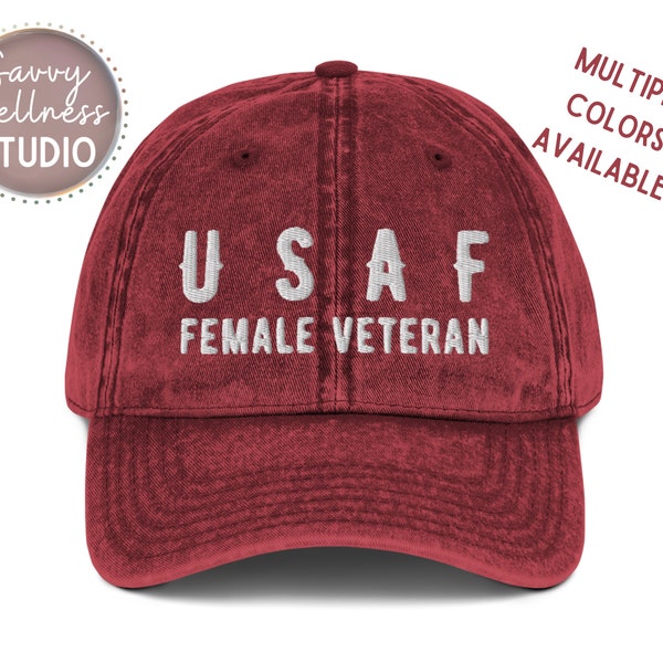Air Force Veteran Hat - Etsy