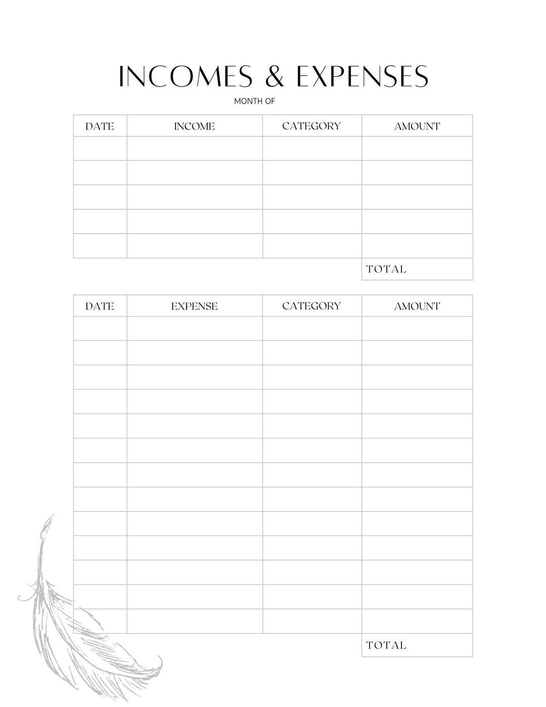Income And Expenses Printable Income Printable Expenses Etsy income-and-expenses-printable-income-printable-expenses-etsy