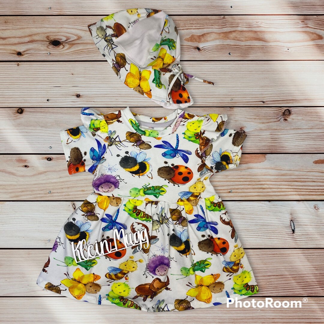Sweet Baby Dress Size 74 With Matching Sun Hat - Etsy