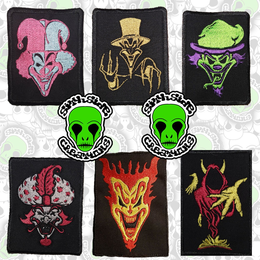 Insane Clown Posse - 6 Jokers Cards 3 3/4" Patchs ICP NEW (sew on or ...