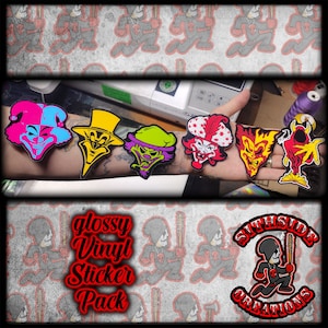 Insane Clown Posse - Glossy Sticker Pack - Jokers Cards Faces - Etsy