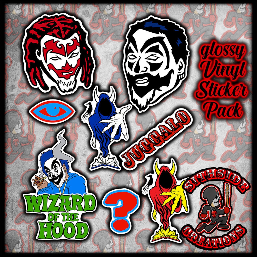 Insane Clown Posse - Glossy Sticker Pack - ICP Rando Designs (sithside ...