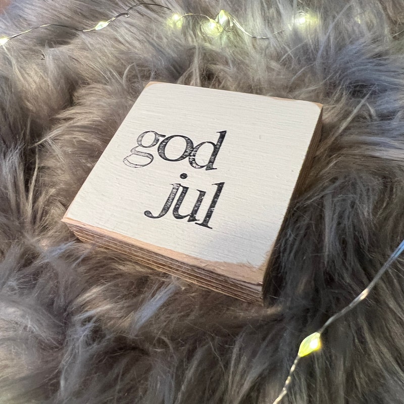 God Jul Sign - Etsy