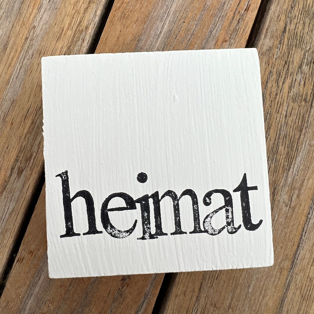 Small Wooden Sign With the Saying "heimat" - Unique Decoration ...