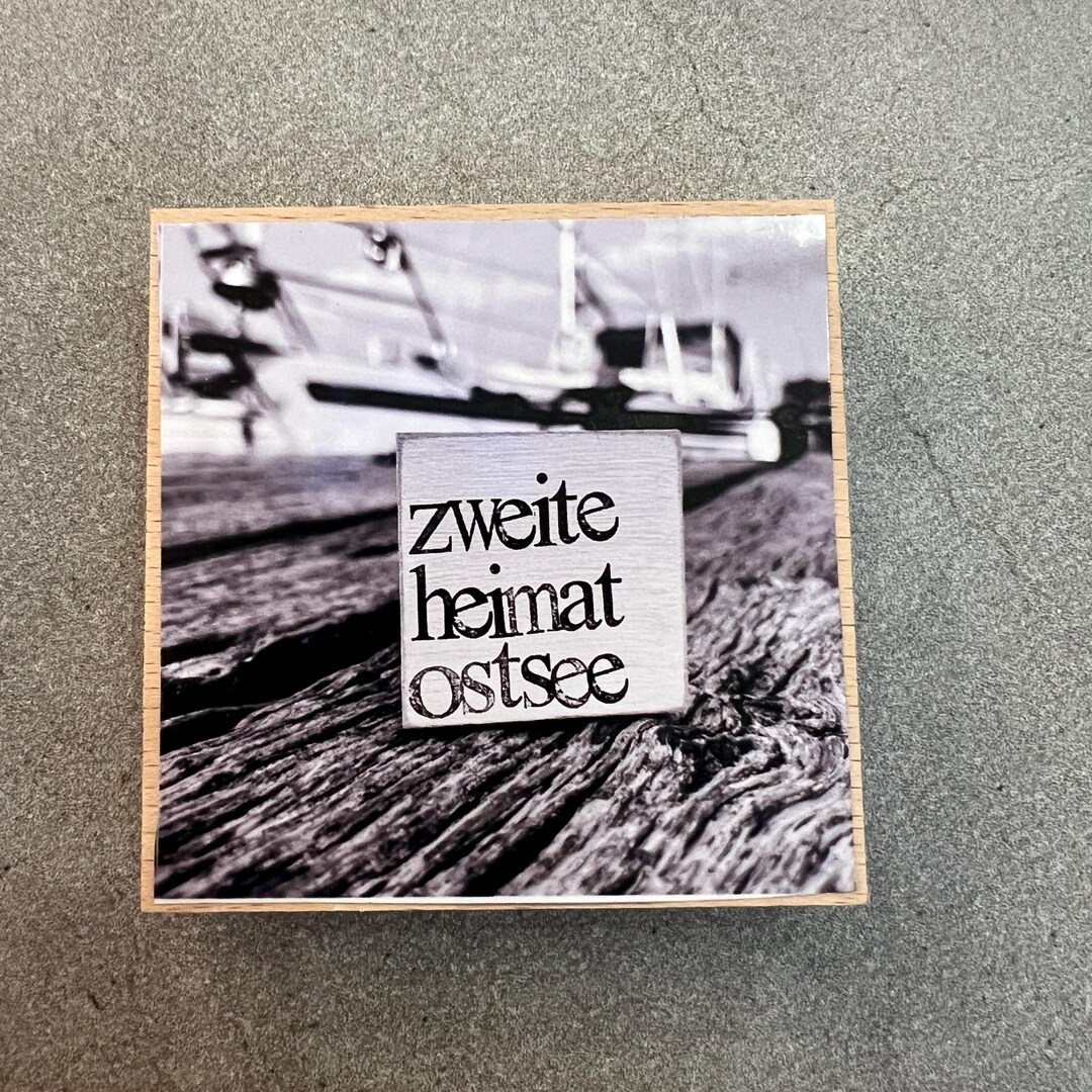 Baltic Sea Wooden Sign "second Home Baltic Sea" – Maritime Wooden Photo ...