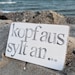 Holzschild mit Spruch Kopf aus Sylt an Sylt Geschenk - Etsy.de