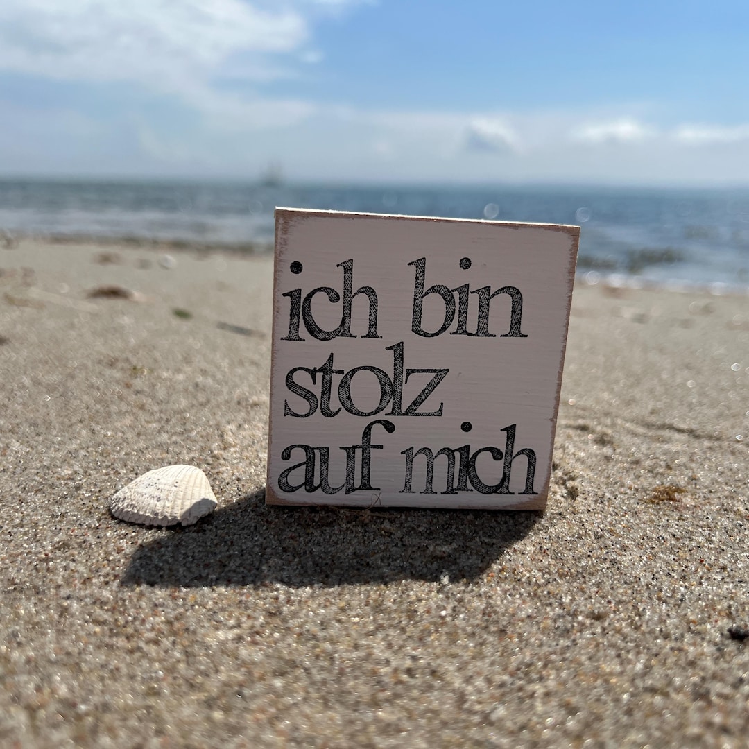 I Am Proud of Myself Wooden Sign | Mindful Mini Wooden Sign | Mini ...