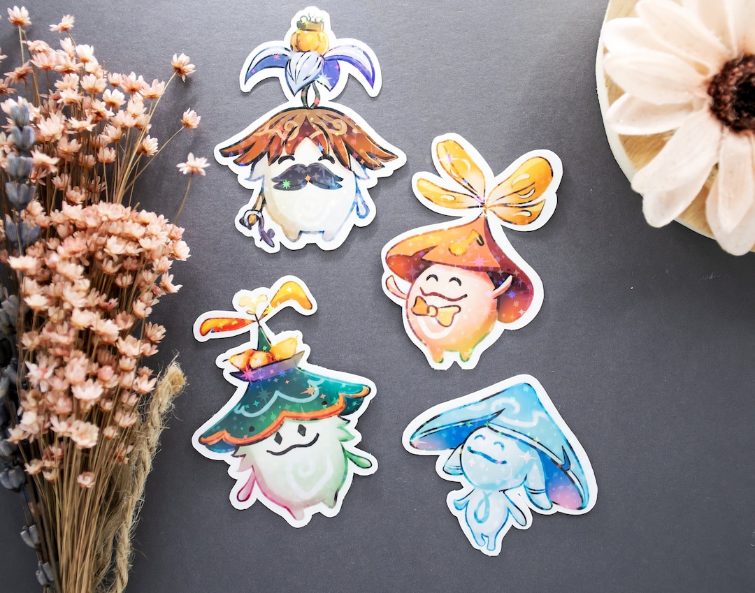 Genshin Impact Aranara Sticker Set Cute Little Stickers for Scrapbook ...