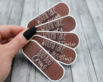 Wound Care Nurse Stickers - Etsy