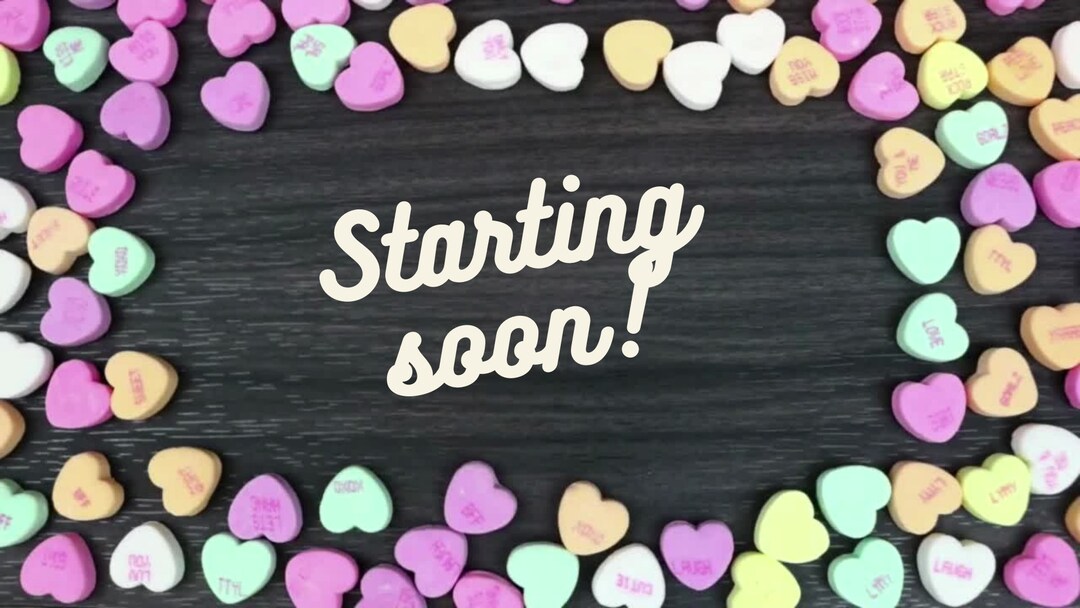 Animated Stream Screens With Animated Candy Conversation - Etsy