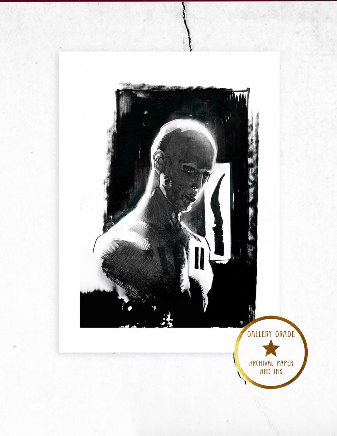 Feyd Rautha | Gothic Occult Dark Artwork | Dune Fan Art Print - Etsy