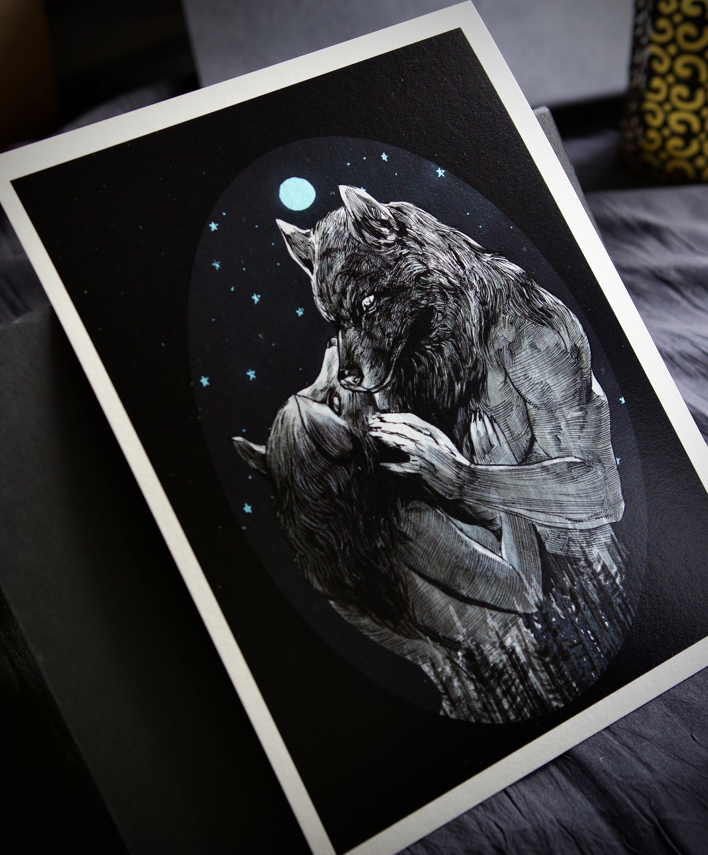 The Forest is Ours Gothic Occult Dark Art Werewolves Print - Etsy