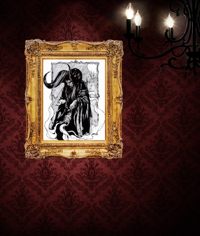 Master of Ceremonies | Gothic Occult Dark Art Print - Etsy