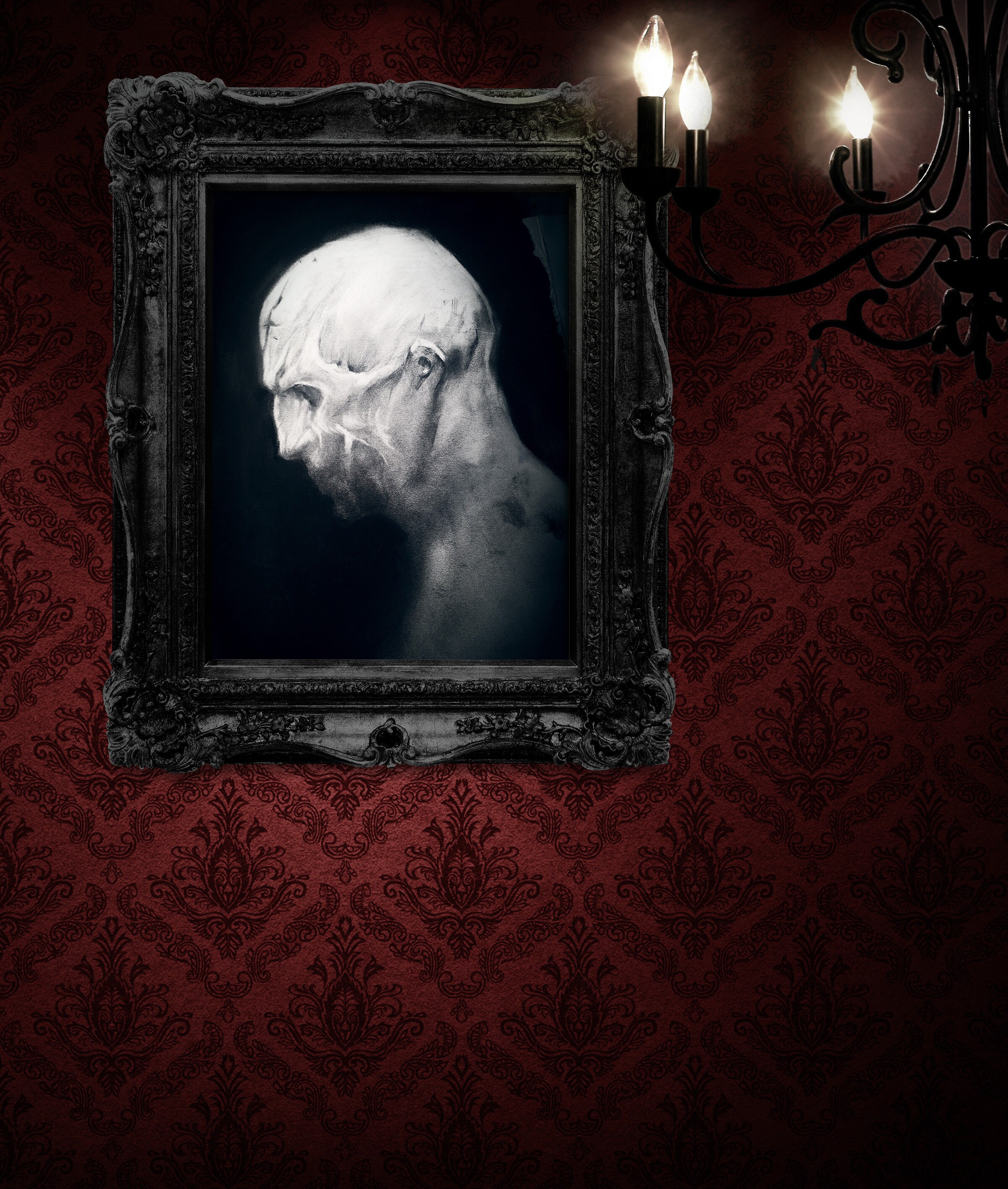 Charcoal Study Gothic Occult Dark Art Archival Print - Etsy