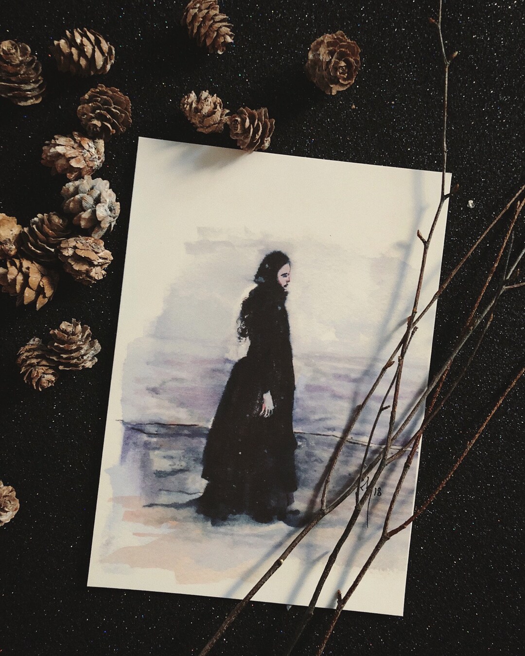 Sister | 5x7” on Satin Coated Stock | Gothic Dark Horror Art Print - Etsy