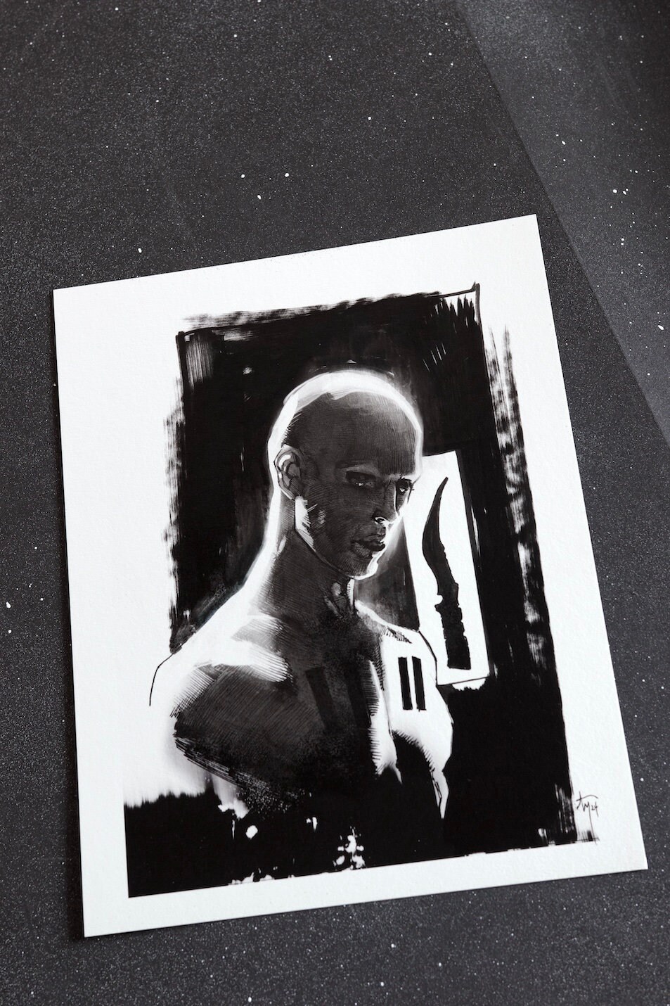 Feyd Rautha Gothic Occult Dark Artwork Dune Fan Art Print - Etsy