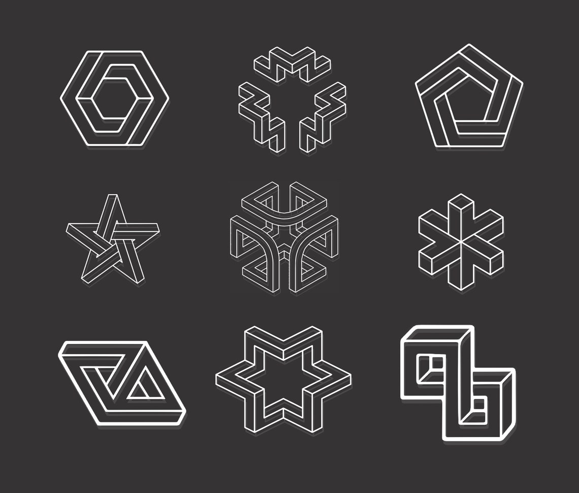 50 Impossible GEOMETRIC Shapes for TATTOO Design | Ornamental Designs ...
