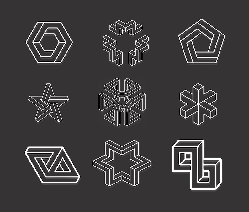 50 Impossible GEOMETRIC Shapes for TATTOO Design | Ornamental Designs ...
