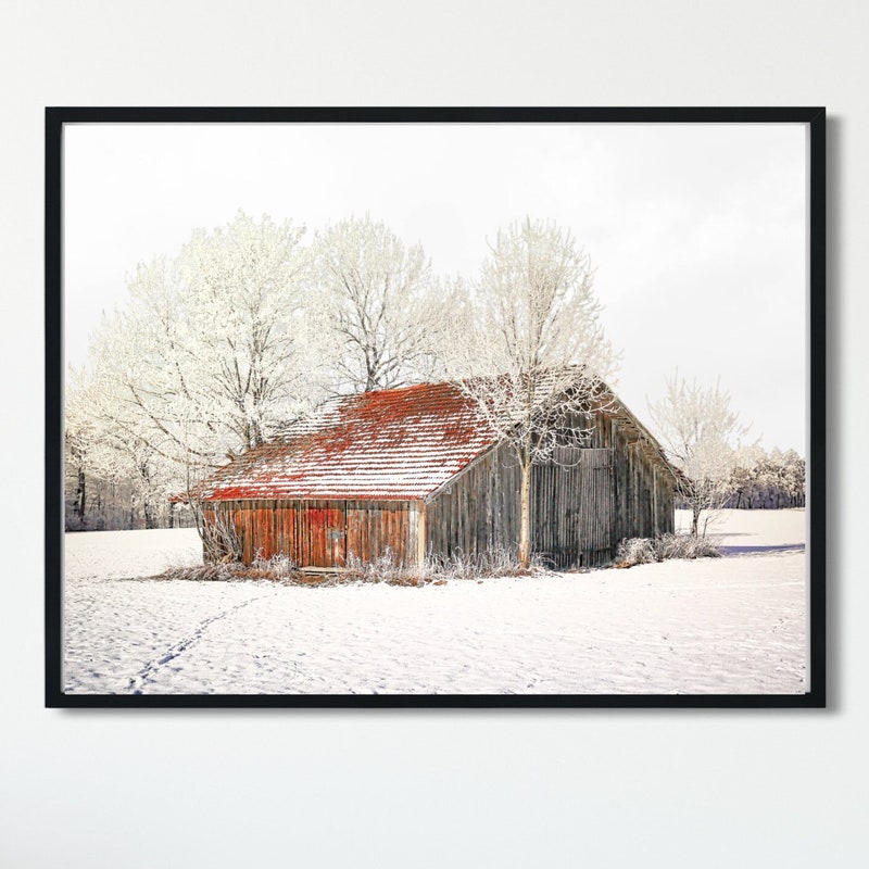 Red Barn Prints - Etsy