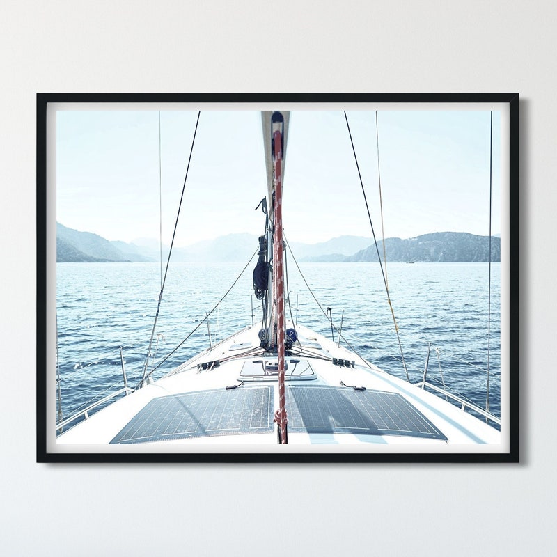 Sailboat Print - Etsy