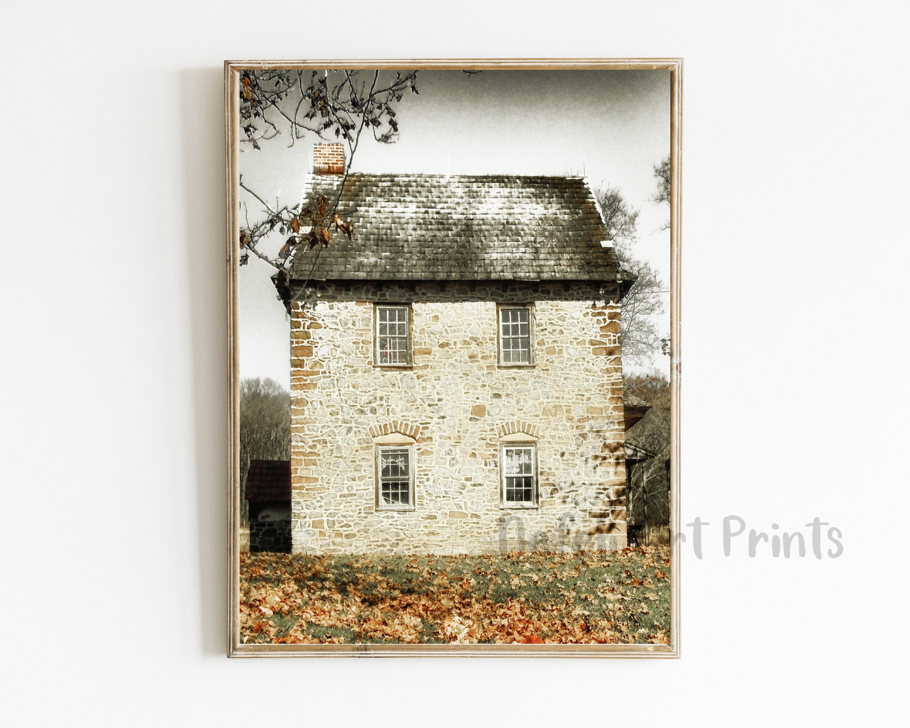 Farmhouse Rustic Set of 3 Photo Printable Wall Art Barn Windmill Fence ...