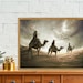 Three Wise Men Christmas Print Mailed, Three Kings and Star Wall Art ...