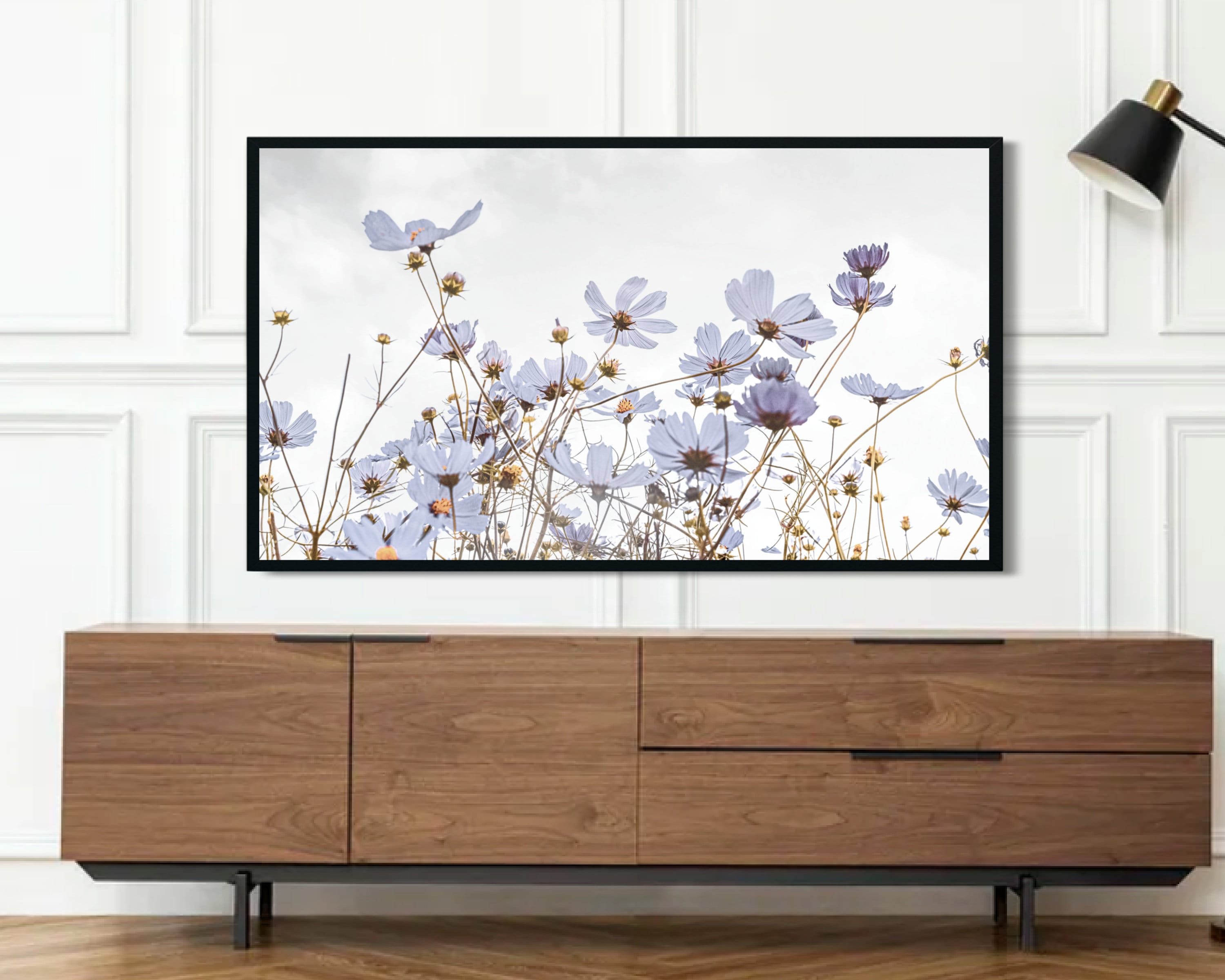 Samsung Frame Tv Art Spring Pastel Wildflowers Instant Download Tv Art ...