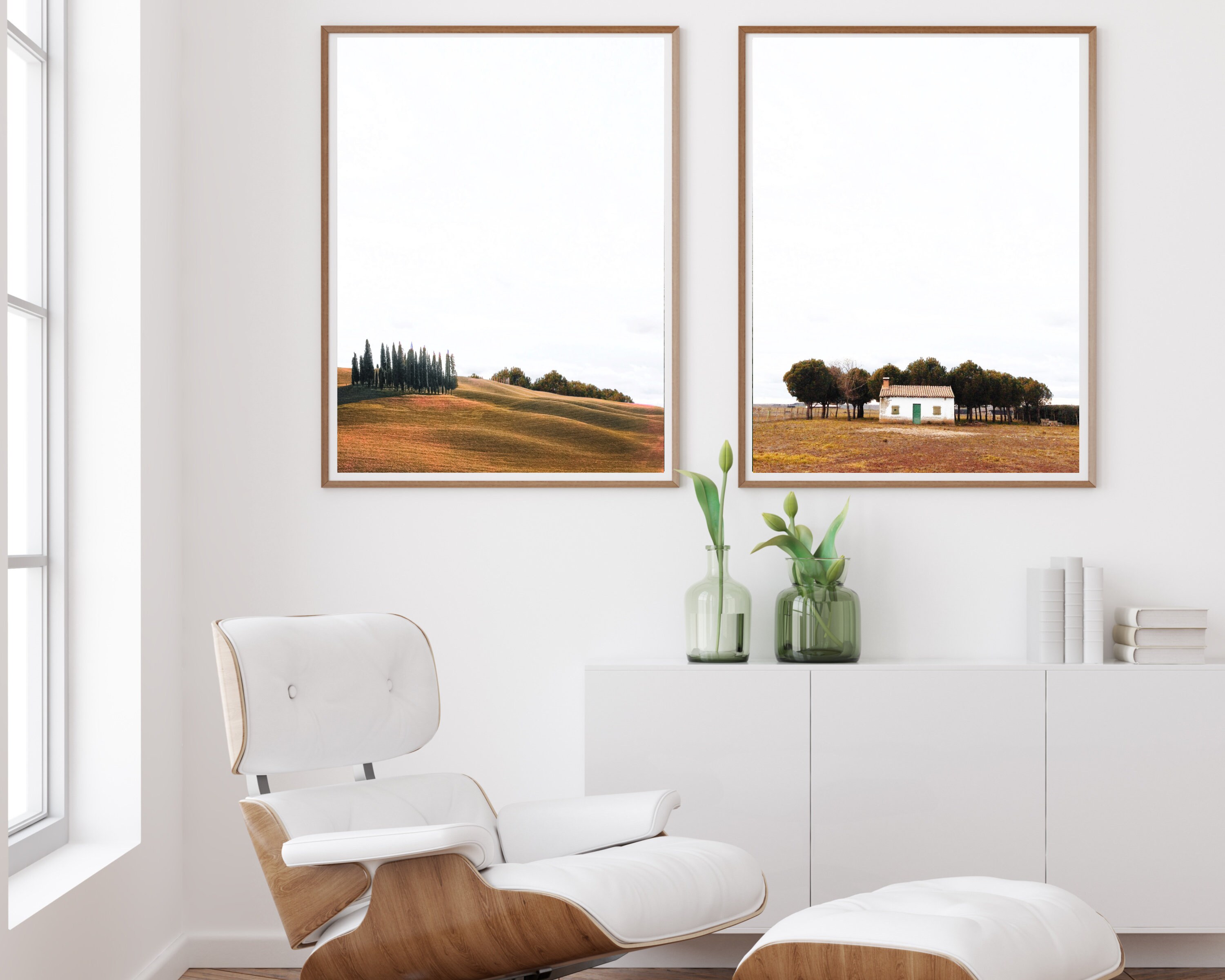 Rustic Barn Print Set of 2, Farmhouse Printable Wall Art, Country ...