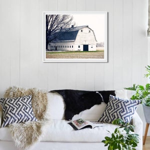 Old Barn Country Wall Art Printed and Shipped White Barn Photo ...