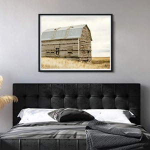 Farmhouse Neutral Printable Wall Art, Old Wood Barn Country Print ...