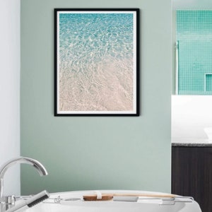 Crystal Water Beach Photography Printed and Shipped Coastal Seashore ...