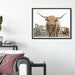 Highland Cow Farmhouse Printable Wall Art, Cattle Country Neutral Print ...