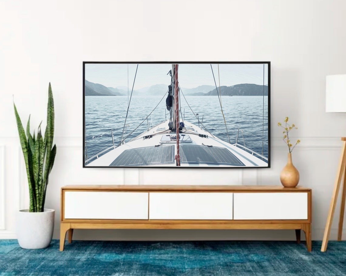 Samsung Frame Tv Art Sailing Nautical Tv Art Sailboat Coastal Instant ...