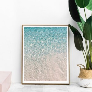 Crystal Water Beach Photography Printed and Shipped Coastal Seashore ...