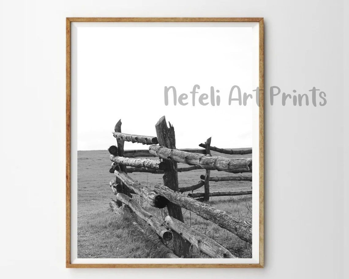 Farmhouse Black and White Set of 3 Photo Printable Wall Art | Etsy