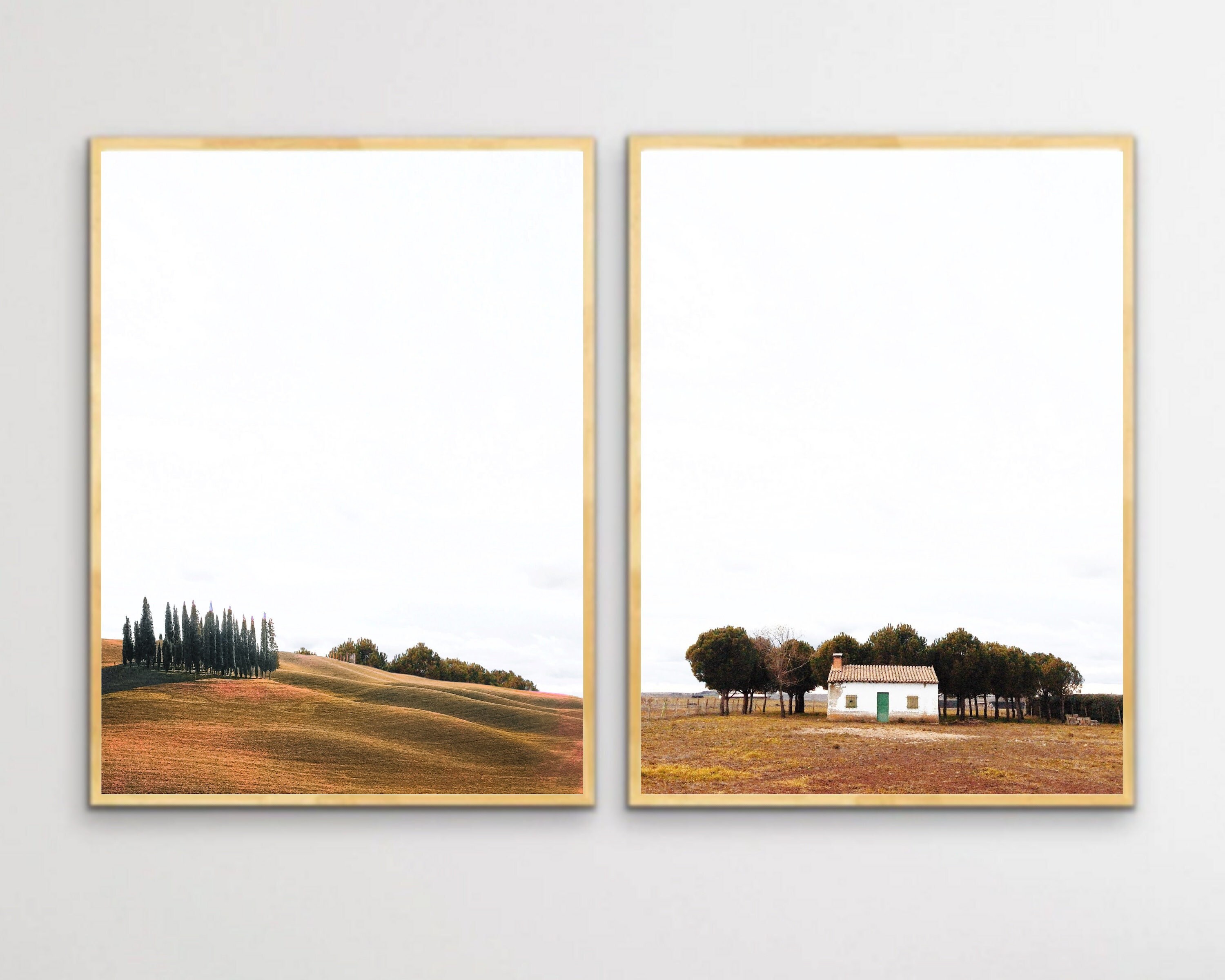 Rustic Barn Print Set of 2, Farmhouse Printable Wall Art, Country ...