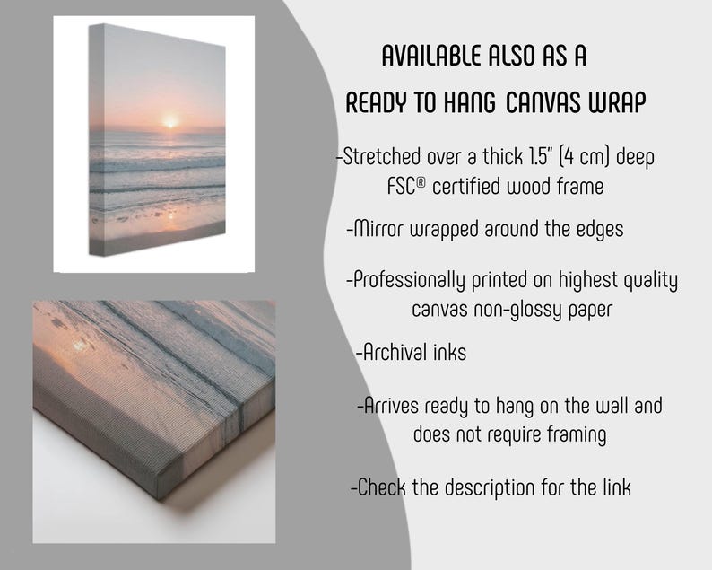 Crystal Water Beach Photography Printed and Shipped Coastal Seashore ...