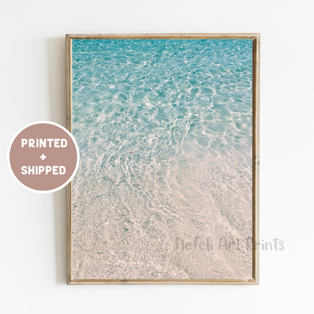 Crystal Water Beach Photography Printed and Shipped Coastal Seashore ...