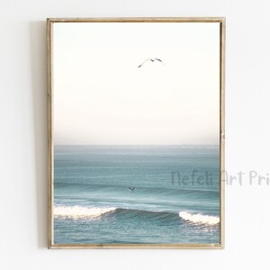 Set of 4 Surfing Prints, Surf Ocean Waves Photo Printable Wall Art ...