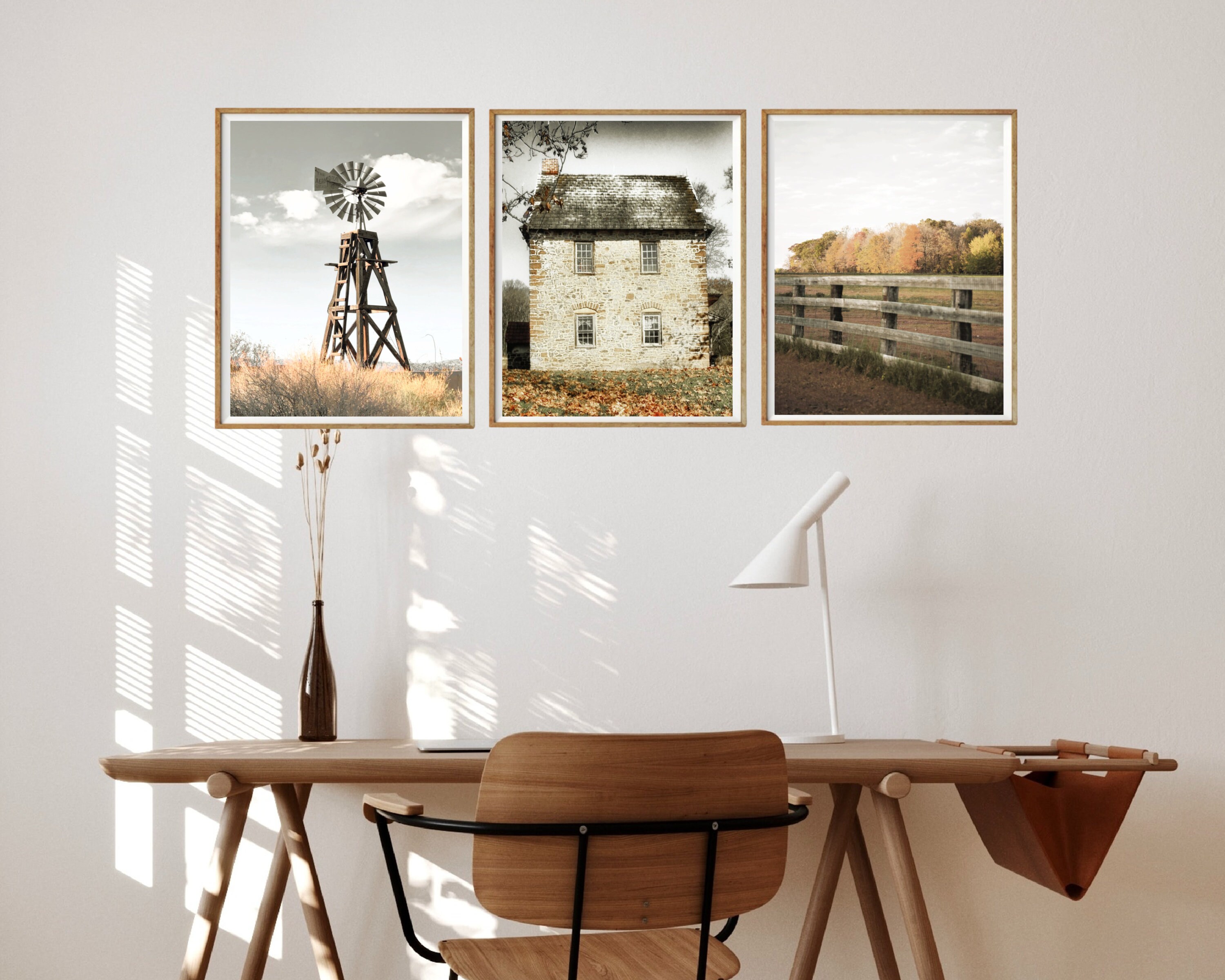 Farmhouse Rustic Set of 3 Photo Printable Wall Art Barn - Etsy